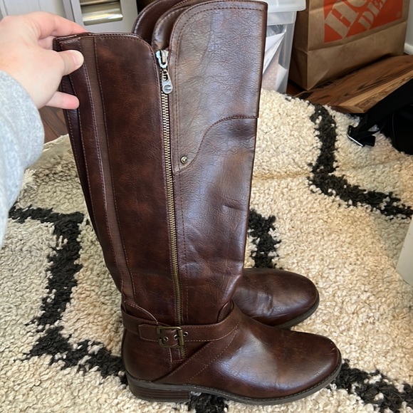 G by Guess | Shoes | Guess Brown Riding Boots | Poshmark